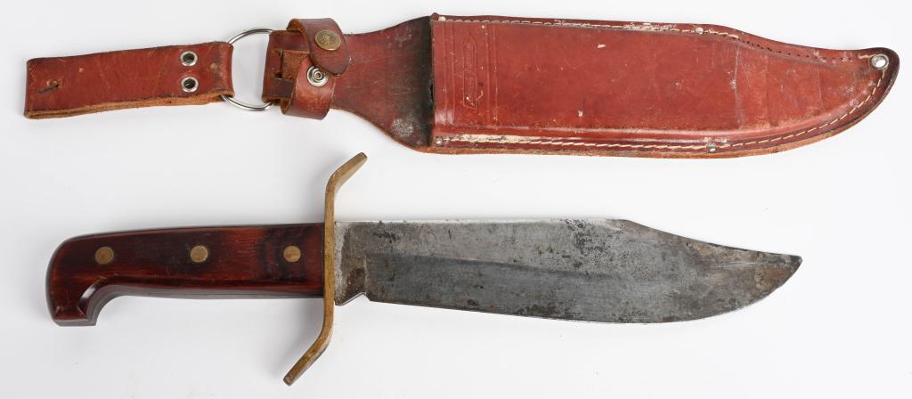 Coleman Western W49 Bowie Knife With Sheath