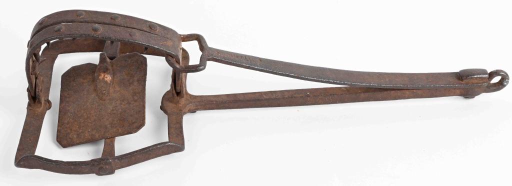 Early Hudson Bay Style Maker Marked Beaver Trap