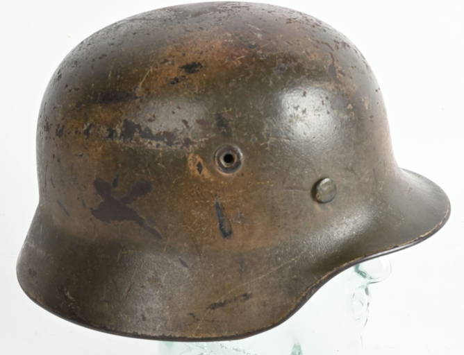Wwii Nazi German Normandy Camo Heer Helmet Q62