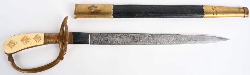 Wwii Nazi German Forestry Cutlass By Horster Ww2