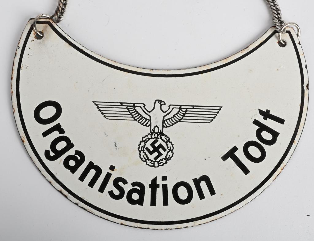 Wwii Third Reich Organisation Todt Gorget Ww2