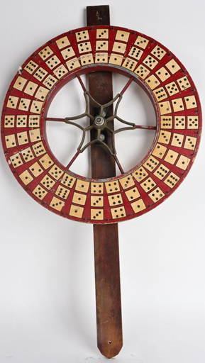 Early 1900s Gambling Dice Wheel