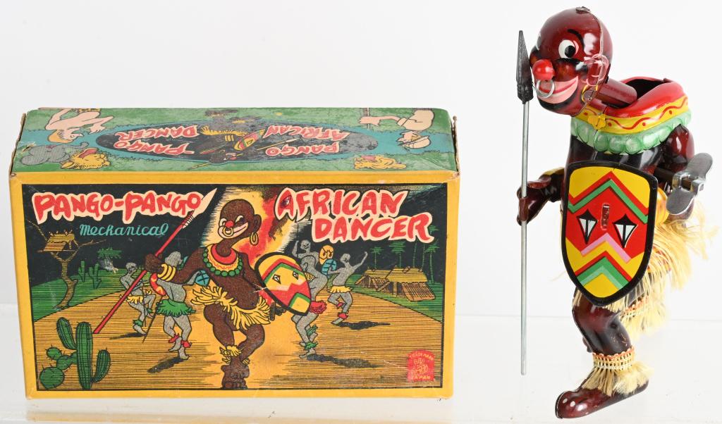 Tps Tin Windup Pango Pango W/ Box