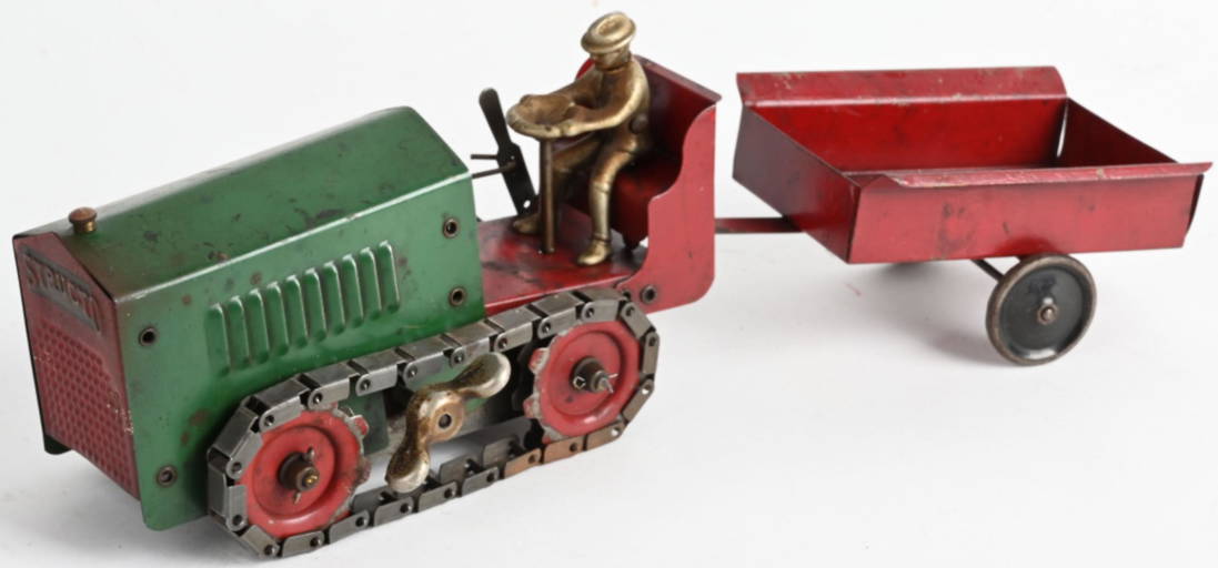 STRUCTO TIN WINDUP TRACTOR & WAGON - Mar 13, 2021 | Milestone Auctions ...
