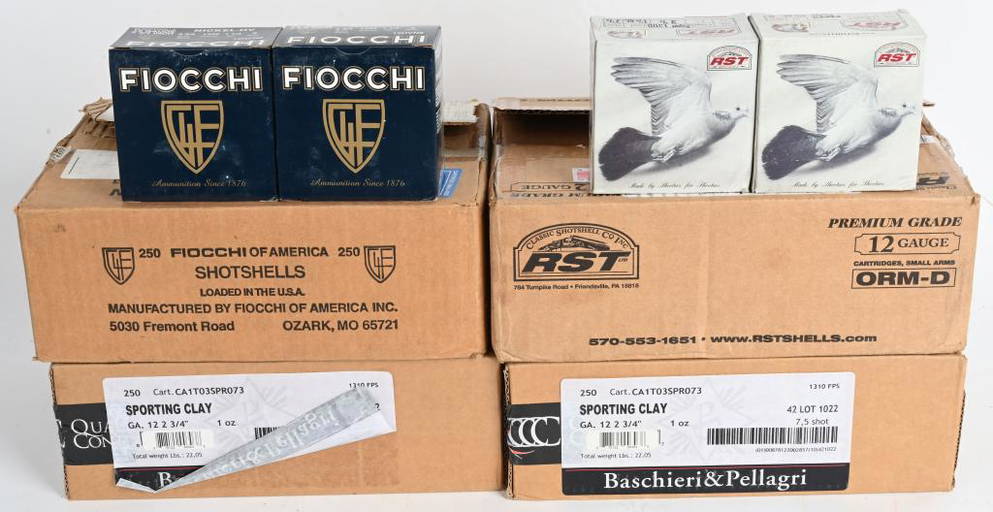 1000 12 Ga Shotgun Shells Rst Fiocchi