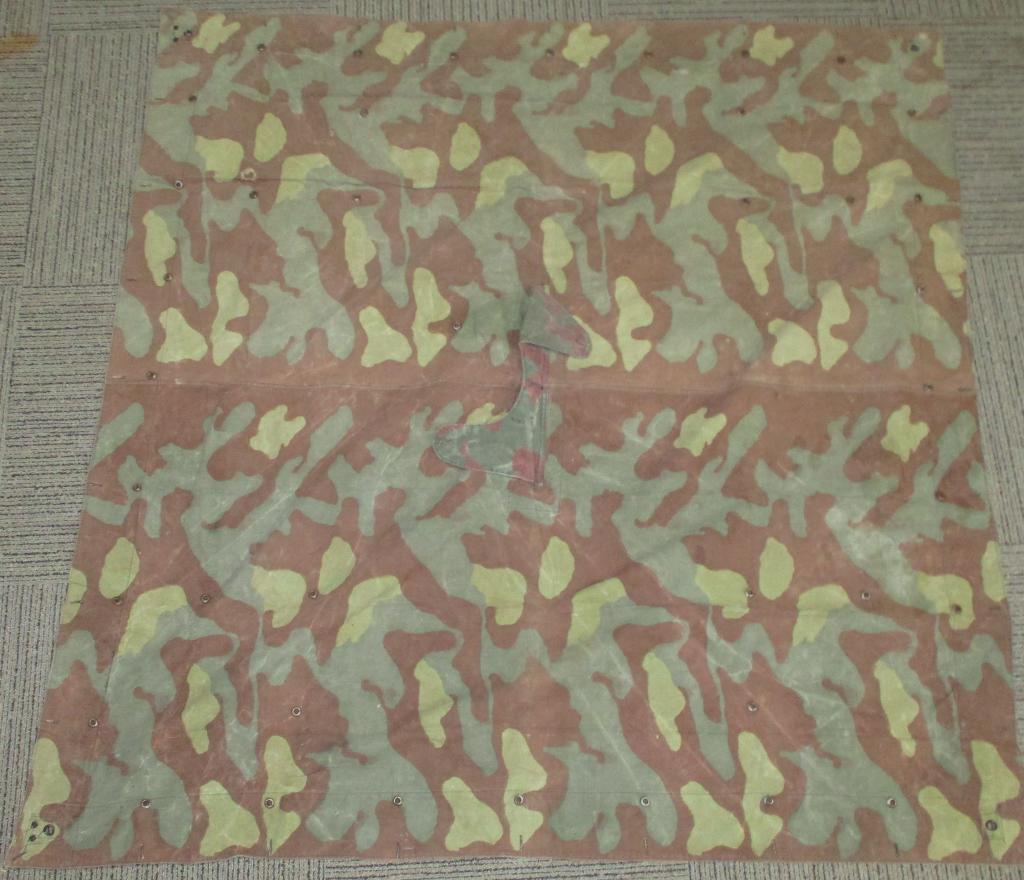 Wwii Italian Camouflage Shelter Half Zeltbahn Ww2