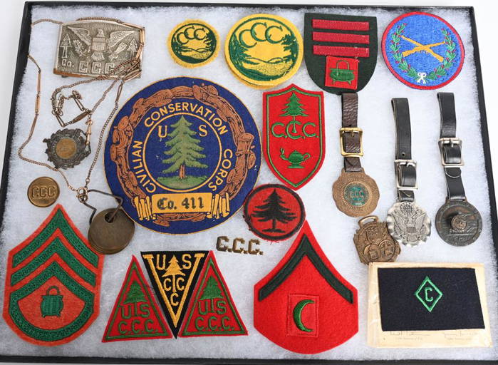 Civilian Conservation Corps Ccc Insignia Grouping