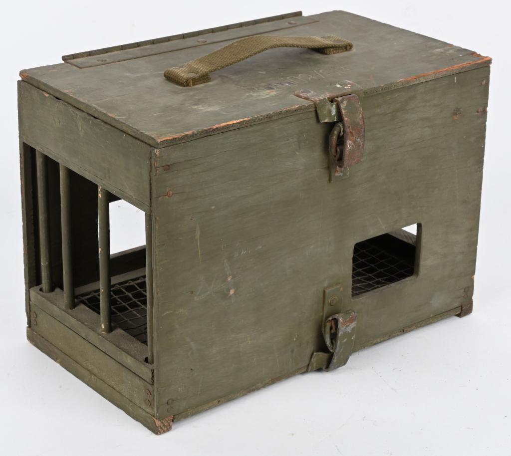 Wwii Us Army Pigeon Carrier Pg 102/cb Ww2