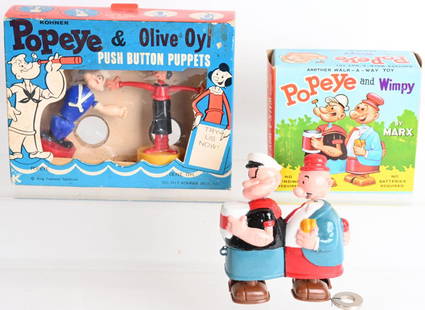 Popeye & Wimpy Ramp Walker Toy