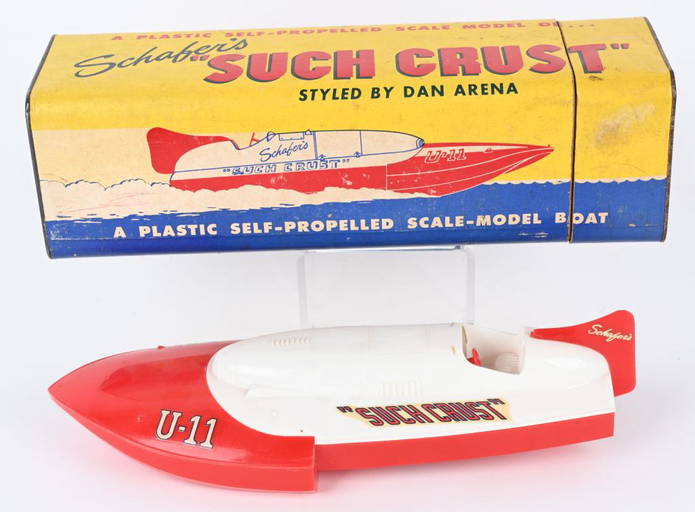 Gold Cup Schafer's Such Crust Race Boat W/ Box