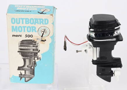 1950's Made In Japan Nbk Electric Outboard Motor In Box