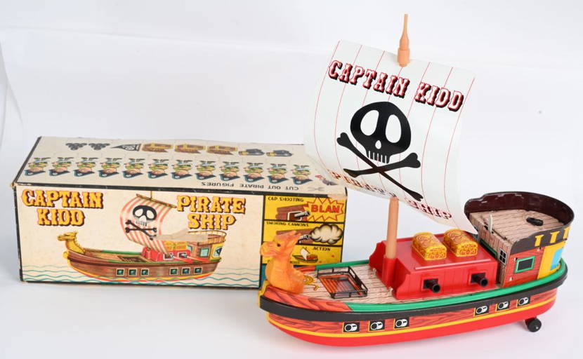 JAPAN BATTERY OP CAPTAIN KIDD PIRATE SHIP w/ BOX - May 22, 2021 ...
