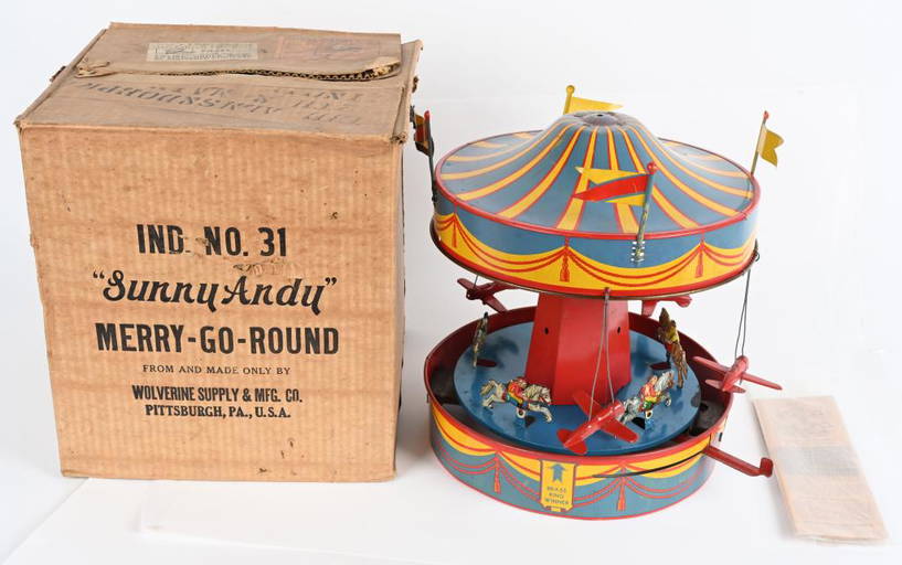 Wolverine Sunny Andy Merry Go Round W/ Box