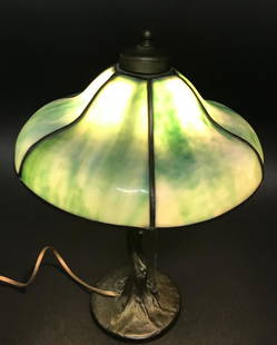 Handel Slag Glass Lamp Base