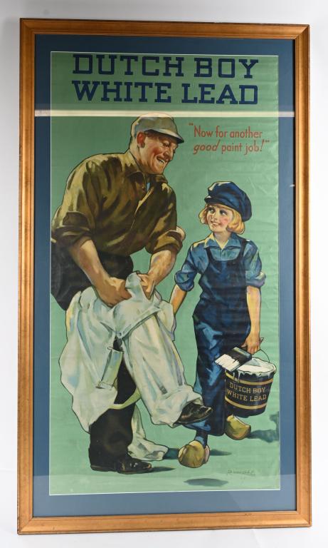Dutch Boy White Lead Advertising Litho