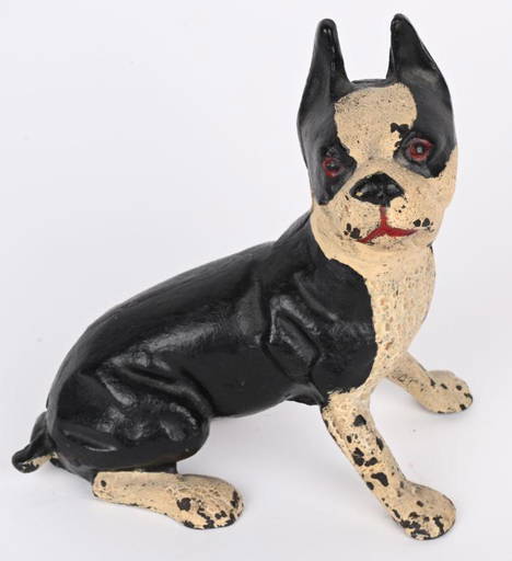 Hubley Cast Iron Boston Terrier Door Stop