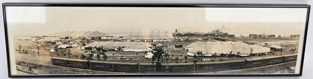 1930 Cleveland Ohio Circus Yard Long Photo