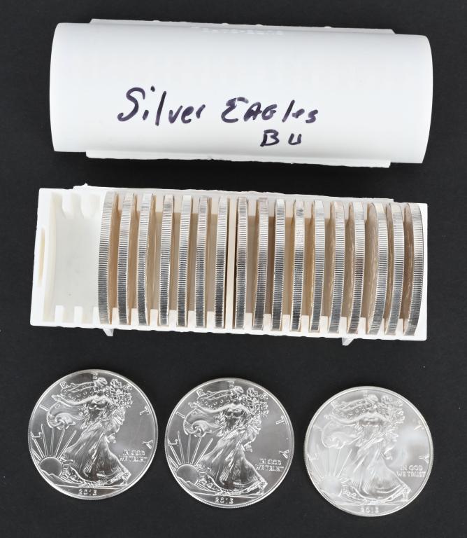 20 Us American Silver Eagles