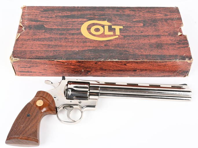 ANIB COLT NICKEL 8" PYTHON .38 TARGET REVOLVER - Jun 19, 2021 ...
