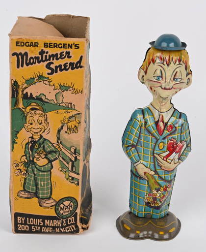 Marx Tin Windup Mortimer Snerd Walker W/ Box