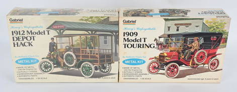2- HUBLEY METAL FORD MODEL T MODEL KITS MIB See Sold Price