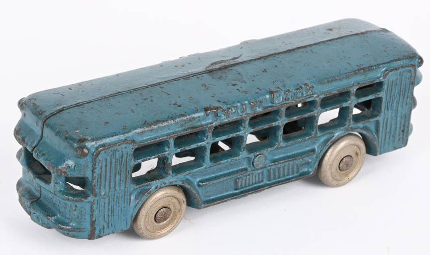 A.c. Williams Cast Iron Twin Coach Bus
