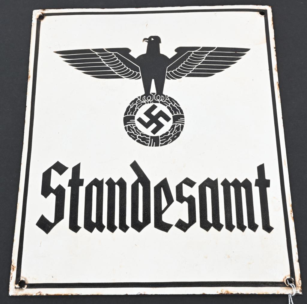 WWII NAZI GERMAN NSDAP ENAMELED SIGN W EAGLE WW2 - Jul 17, 2021 ...