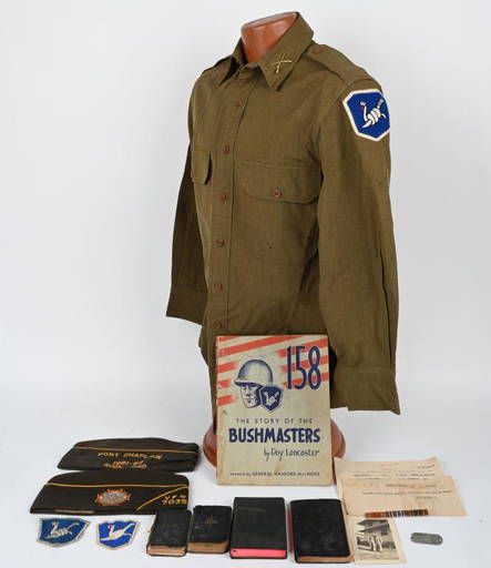 WWII US ARMY BUSHMASTER 158th RCT GROUPING PATCHES - Jul 17, 2021 ...