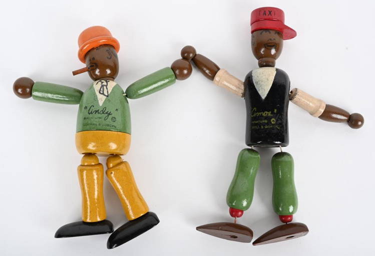 Jaymar Amos & Andy Wood Jointed Figures