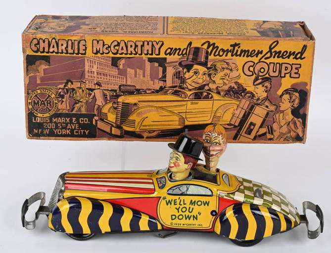 Marx Charlie Mccarthy & Mortimer Snerd Coupe W/box