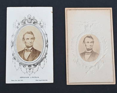 2 Abraham Lincoln Collectibles Booklets