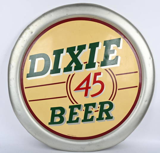 Dixie 45 Beer Metal Sign