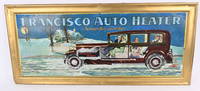 Francisco Auto Heater Metal Sign - Jan 01, 2022 | Milestone Auctions in OH