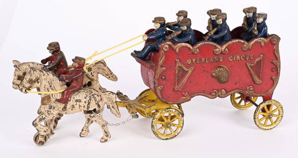 Kenton Cast Iron Overland Circus Band Wagon