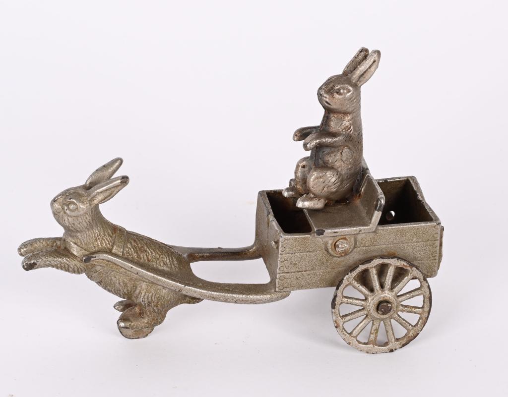 Shimer Cast Iron Rabbit Cart