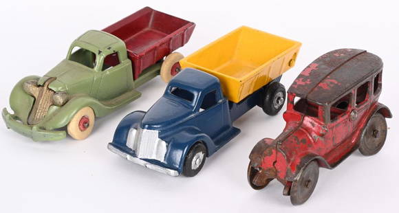 Dent Cast Iron Toy Lasalle Sedan