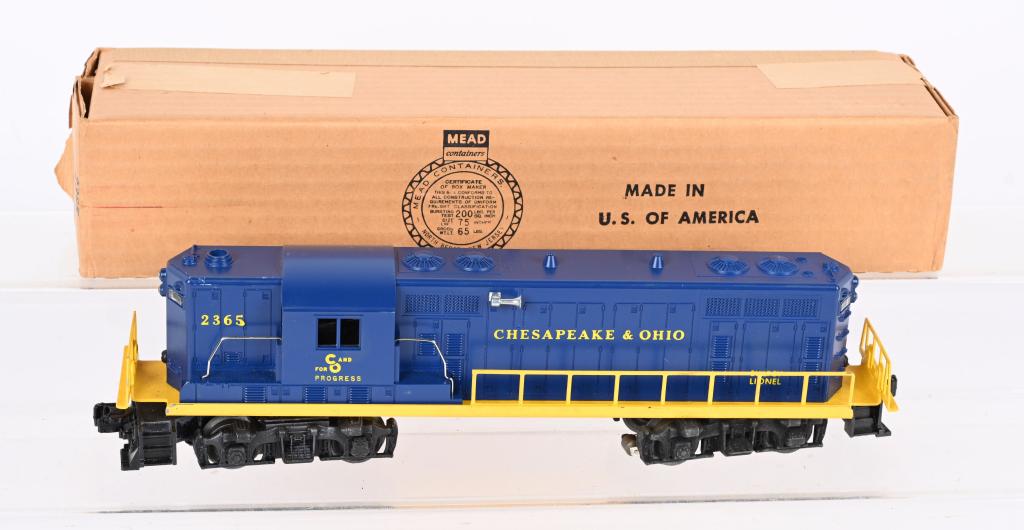 LIONEL #2365 C&O GP-7 DIESEL LOCOMOTIVE w/ BOX - May 21, 2022 ...