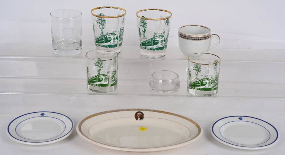 RAILROAD LINE DISHES & GLASSES - May 21, 2022 | Milestone Auctions in OH