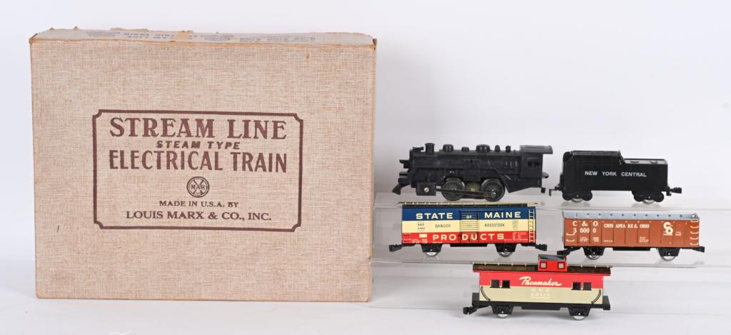 MARX 400 ELECTRIC TRAIN SET w/ BOX (#0673) on May 21, 2022 | Milestone ...