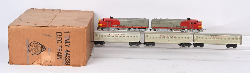 Marx Electric Santa Fe El Capitan Train Set W/ Box