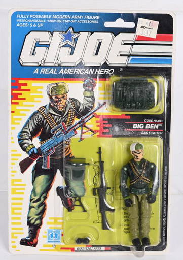 1990 Hasbro Gi Joe Big Ben Action Figure Moc