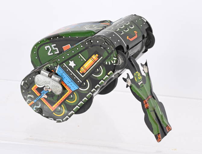 MARX JAPAN TIN WINDUP SOLDIER ROLLOVER TANK (#0429) on Jun 04, 2022 ...