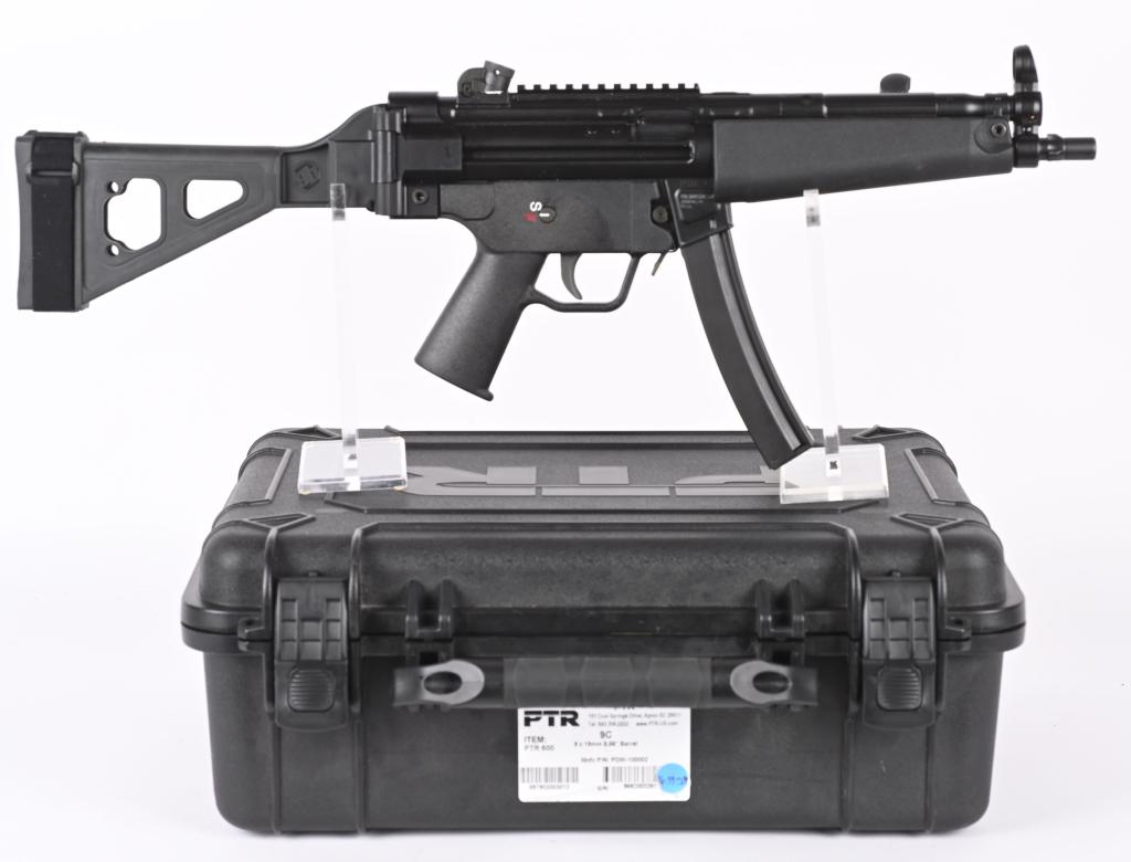 CASED PTR INDUSTRIES PTR9 9mm SEMI AUTO PISTOL (#0566) on Jun 17, 2022 ...