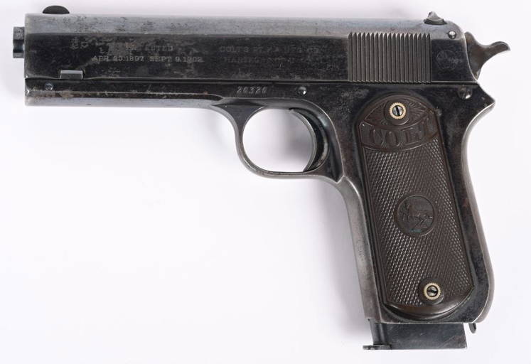 COLT MODEL 1903 POCKET HAMMER .38 COLT AUTOMATIC (#0668) on Jun 18 ...