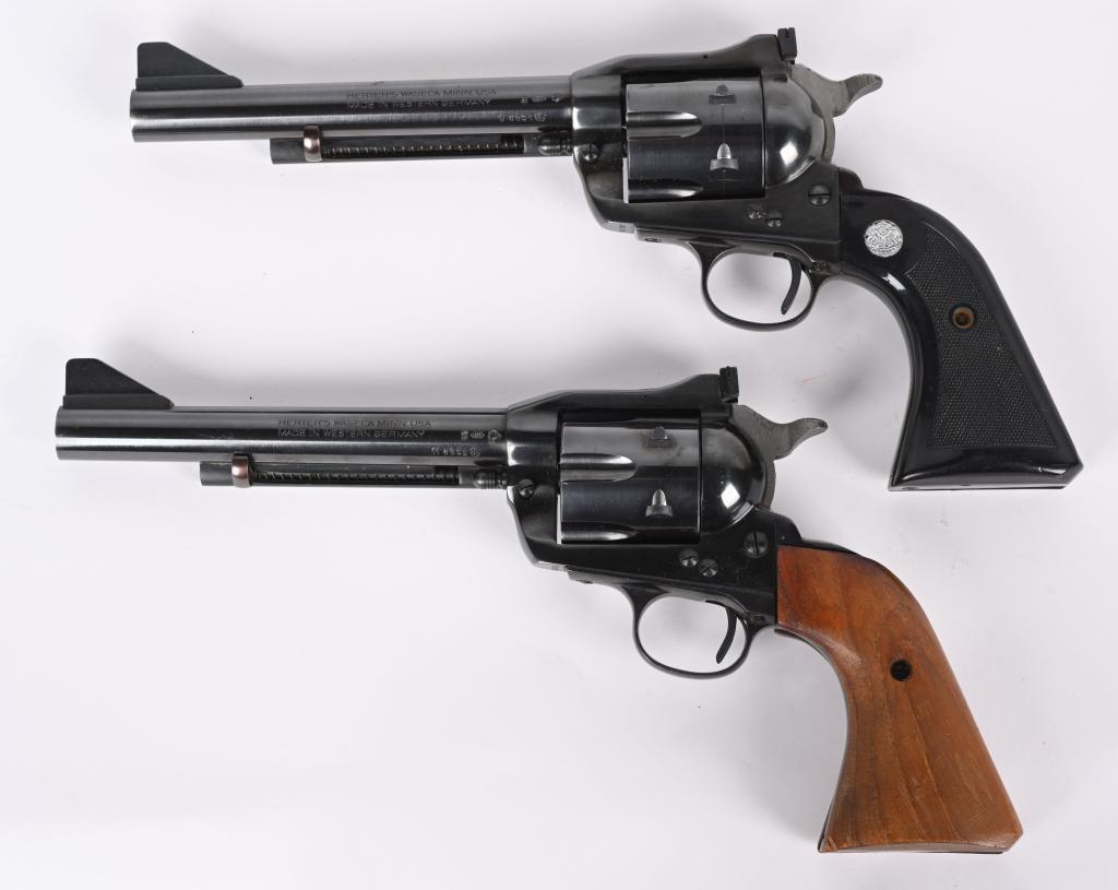PAIR OF HERTERS 357MAG AND 401 POWER MAG REVOLVERS (#1124) on Jun 18 ...