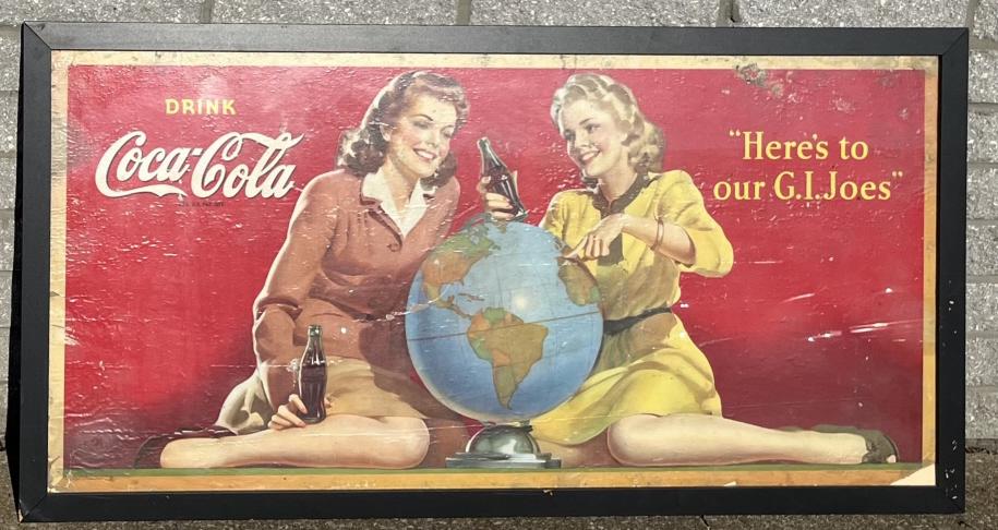 1940s Coca Cola Gi Joes Sign