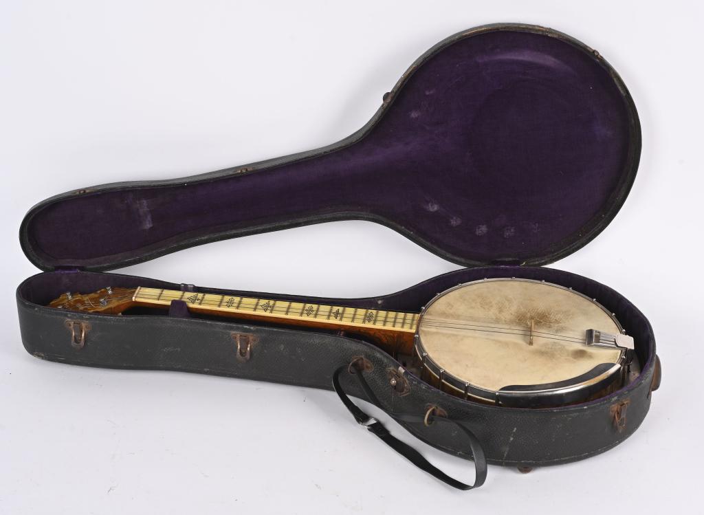 1920s Kay "vogue" Tenor Banjo W/ Case