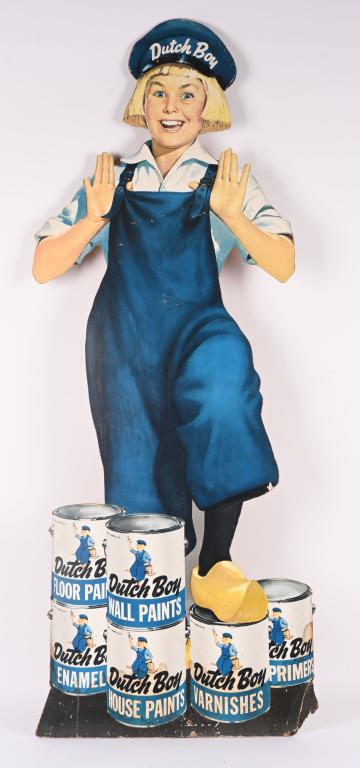 Dutch Boy Paint Diecut Lifesize Advertising Sign