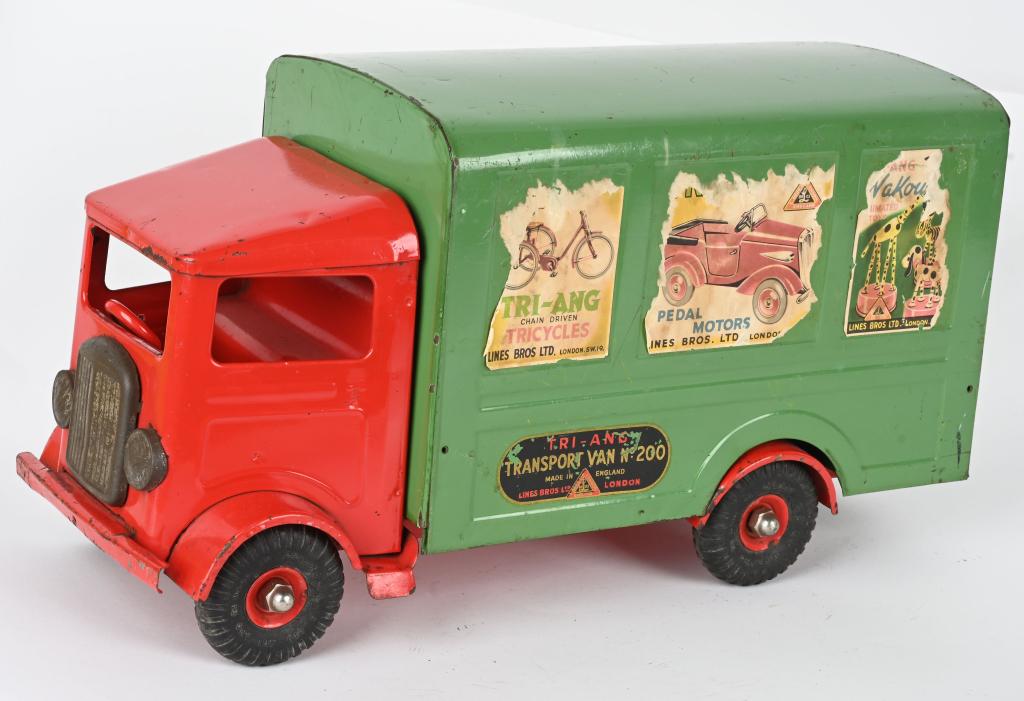 TRI-ANG PRESSED STEEL TRANSPORT VAN #200 - Aug 06, 2022 | Milestone ...
