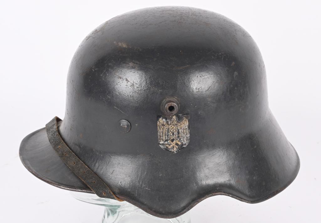 Wwii Nazi German M18 Ear Cut Out Transition Helmet
